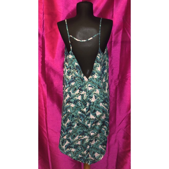 Atmosphere | Dresses | Tropical Print Banana Leaf Swim Dress | Poshmark